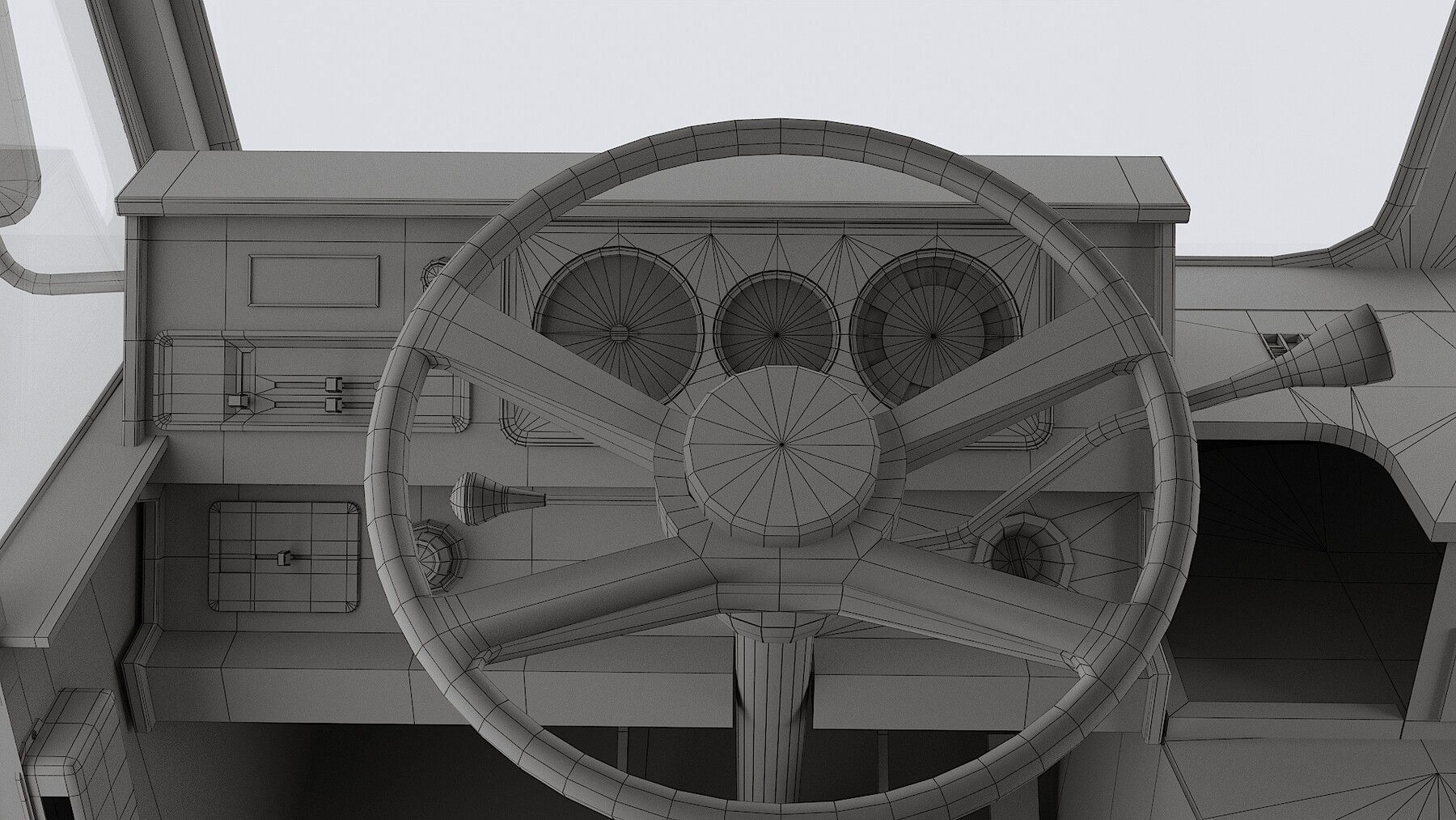 ArtStation - Chevrolet P30 step van Red 1980s | Resources