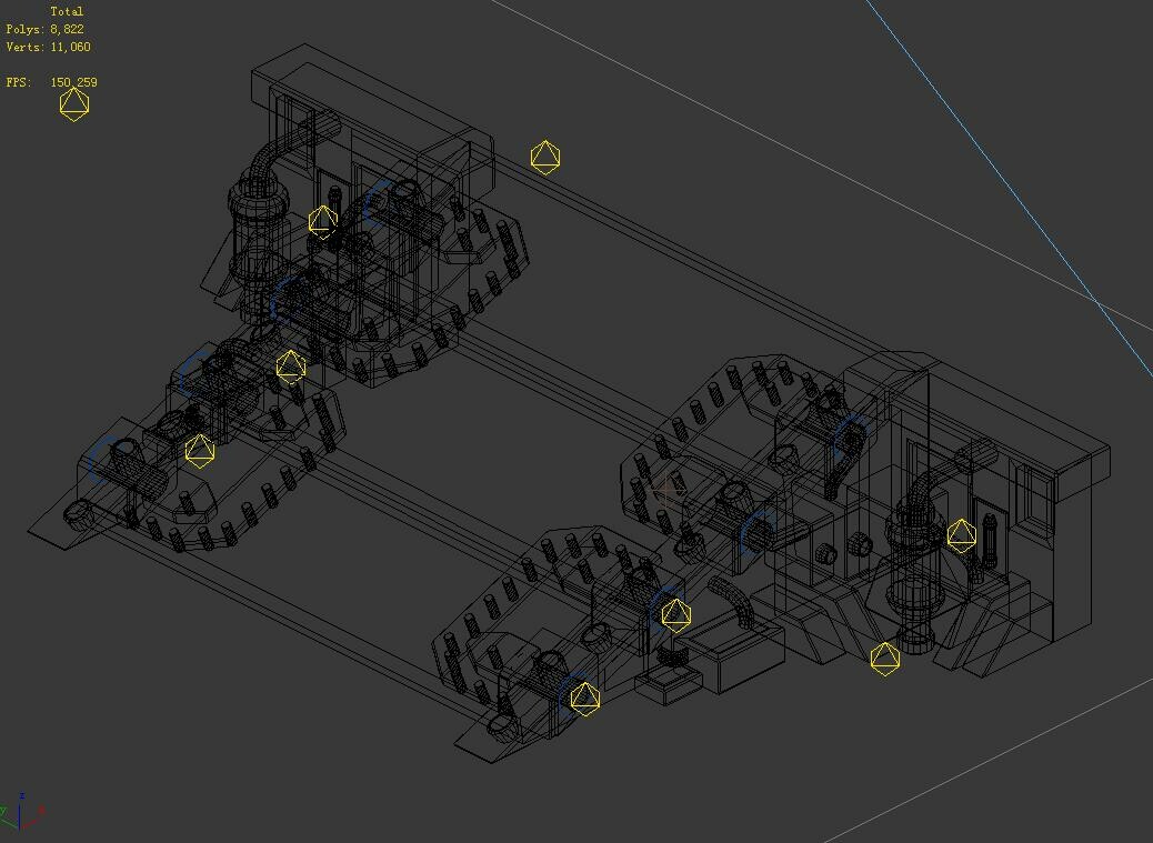 ArtStation - Mechanical Building - Slope 02 | Game Assets