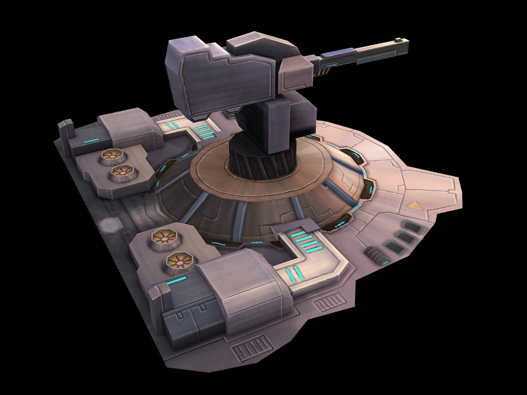 ArtStation - Machinery - Turret 01 | Game Assets