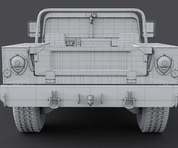 ArtStation - Humvee HMMWV-M1123 Desert Military track | Resources