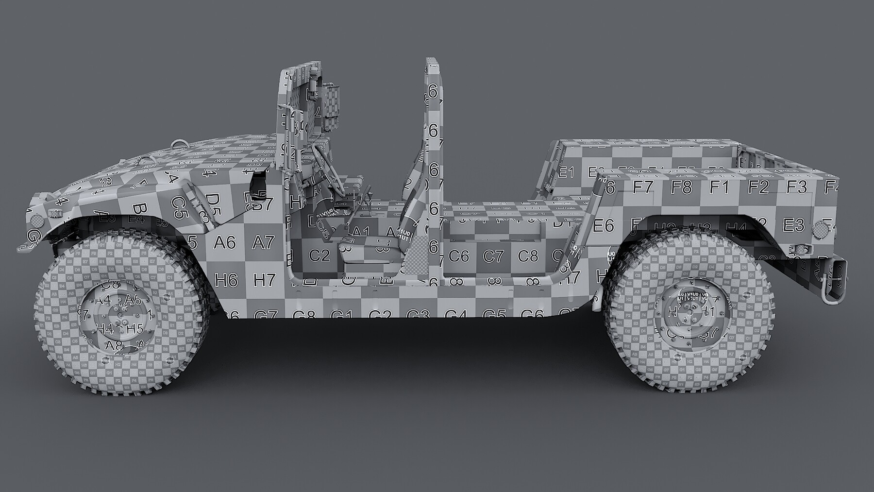 ArtStation - Humvee HMMWV-M1123 Desert Military track | Resources