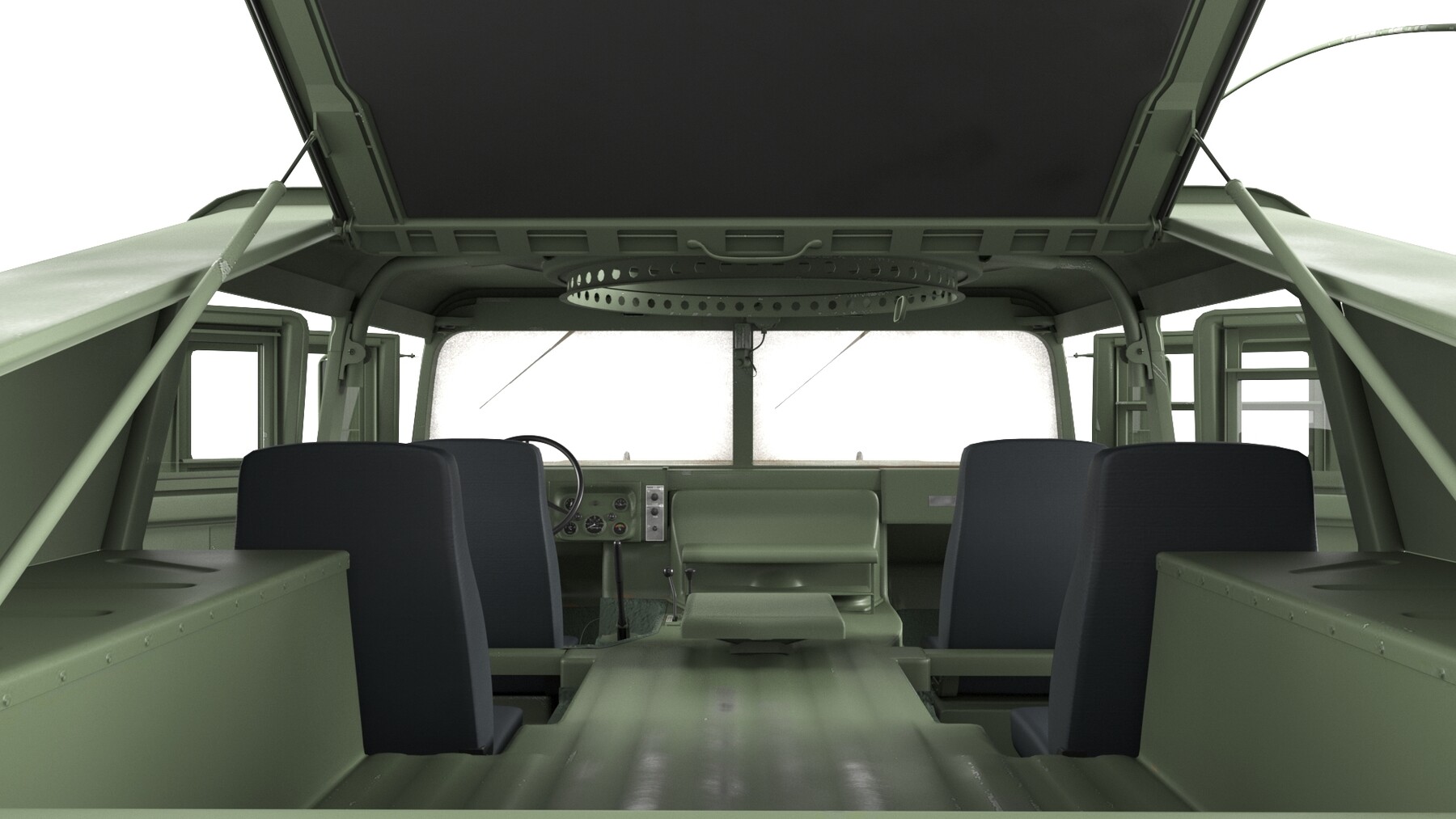 ArtStation - Humvee M998 M1025 Weapons Carrier Slant Back | Resources