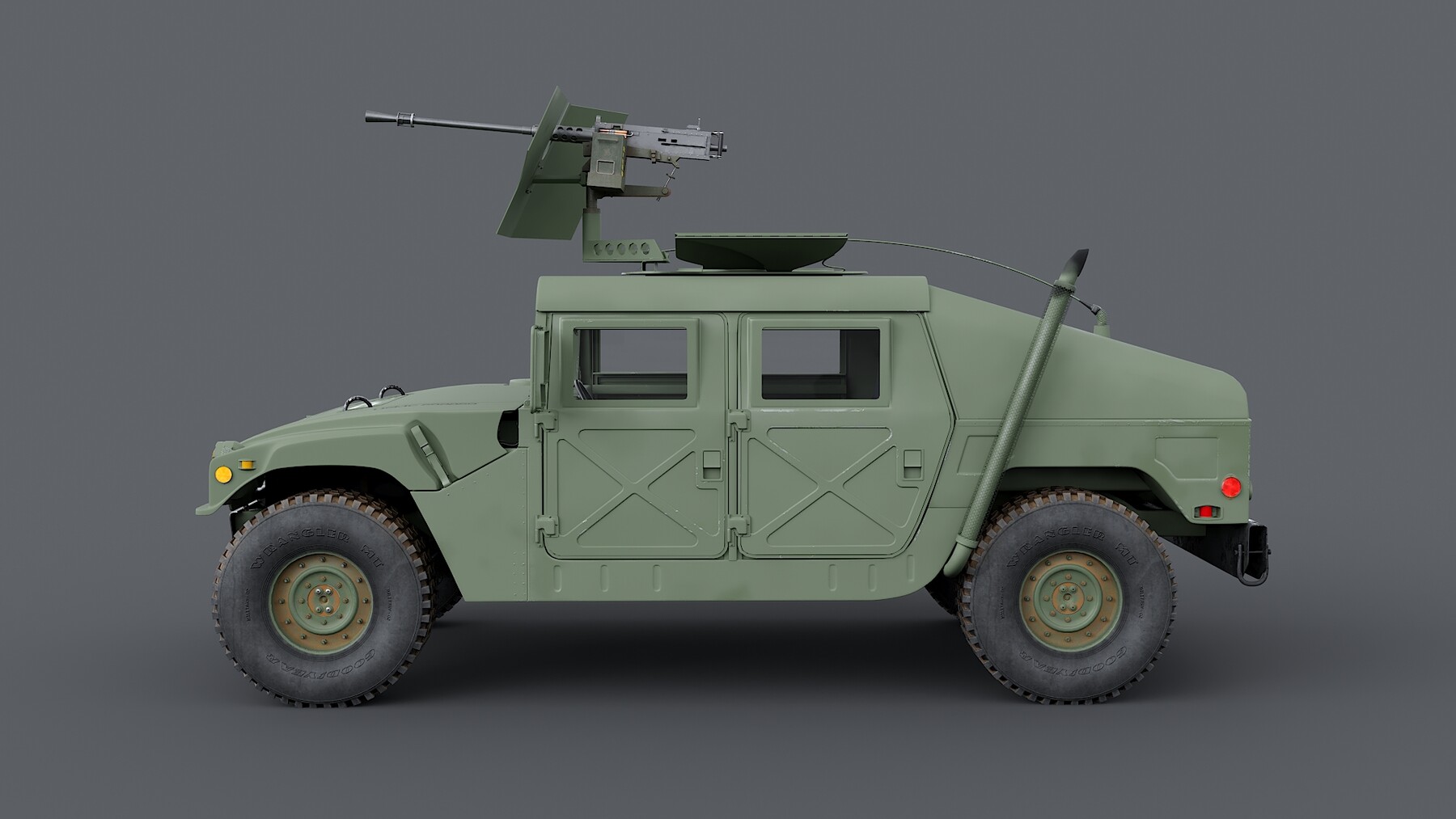 ArtStation - Humvee M998 M1025 Weapons Carrier Slant Back | Resources