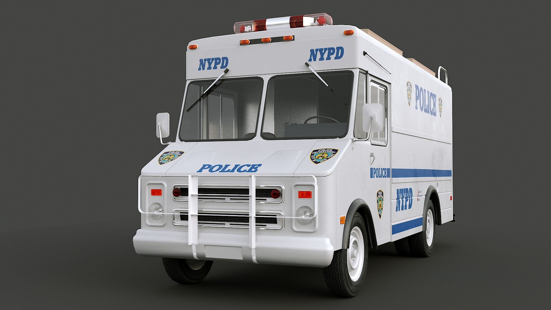 ArtStation - Chevrolet P30 step van NYPD | Resources