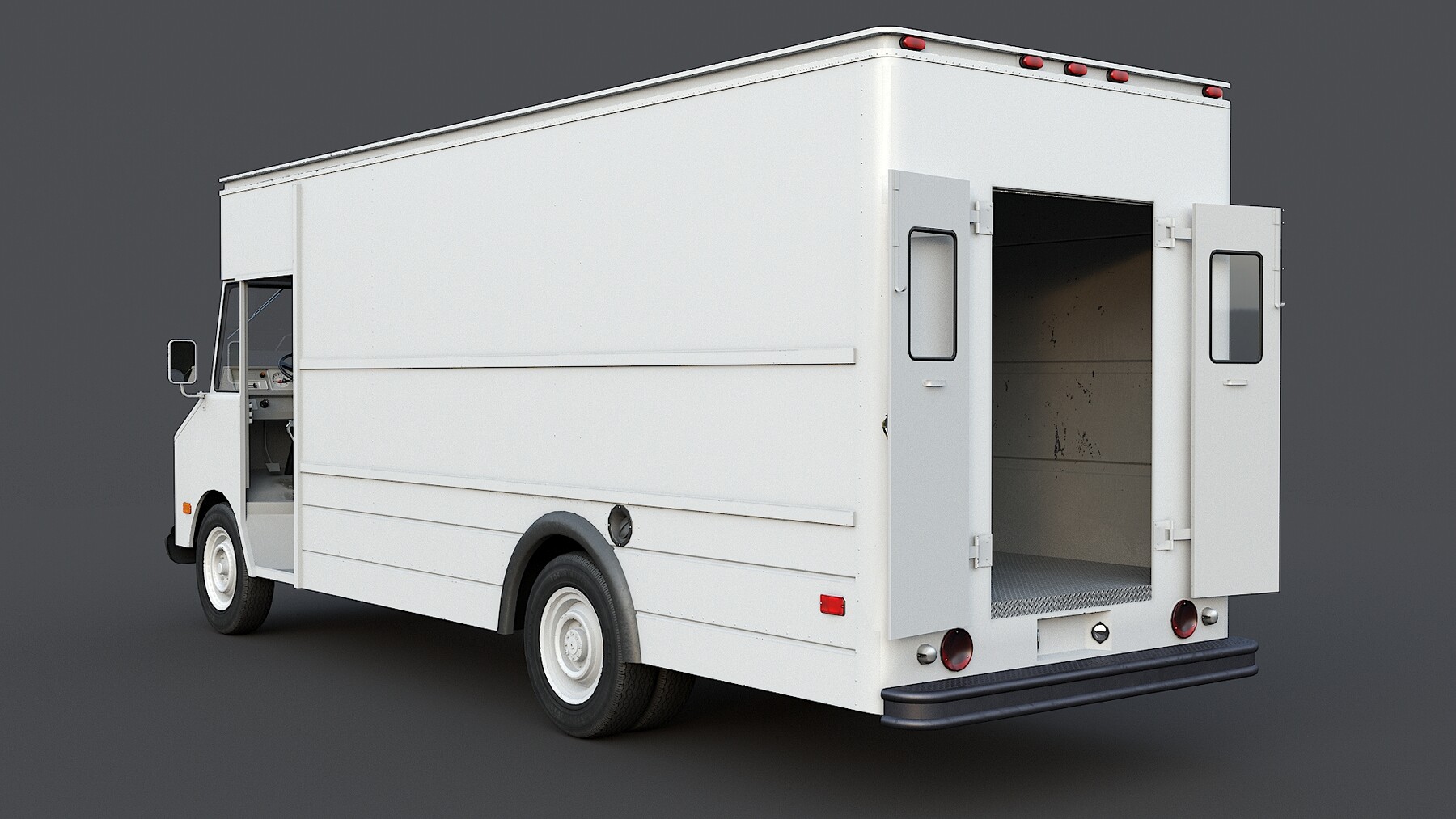 ArtStation - Chevrolet P30 Step Van 1991 Low-poly | Resources