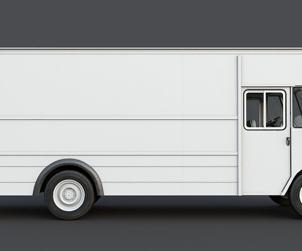 ArtStation - Chevrolet P30 Step Van 1991 Low-poly | Resources