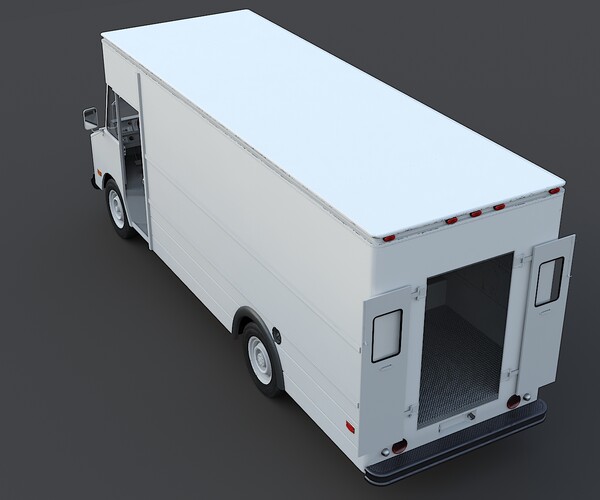 ArtStation - Chevrolet P30 Step Van 1991 Low-poly | Resources