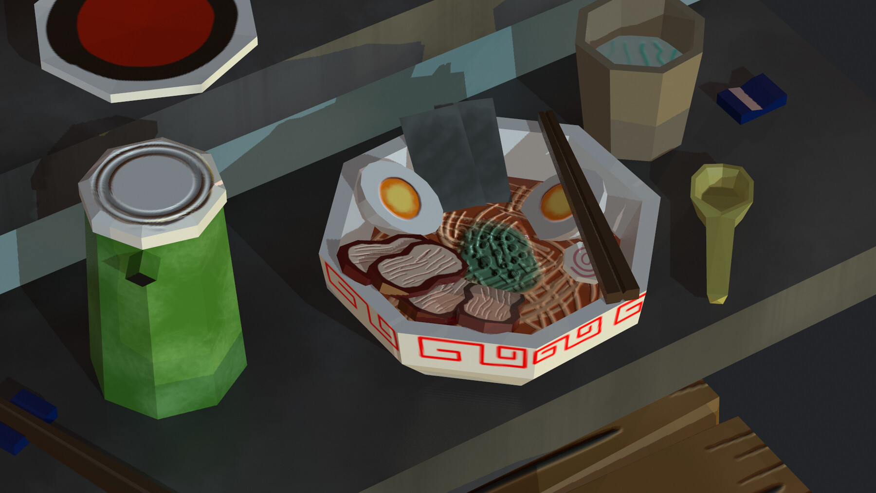 ArtStation - Modular Ramen Shop Game Ready | Game Assets