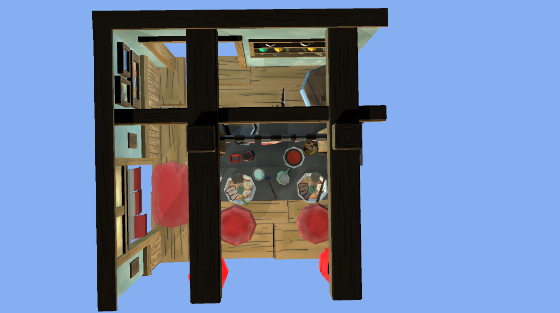 ArtStation - Modular Ramen Shop Game Ready | Game Assets