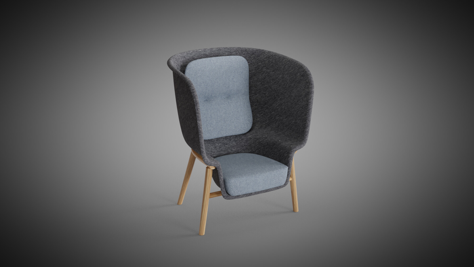 ArtStation - Pod PET Felt Privacy Chair by De Vorm | Resources