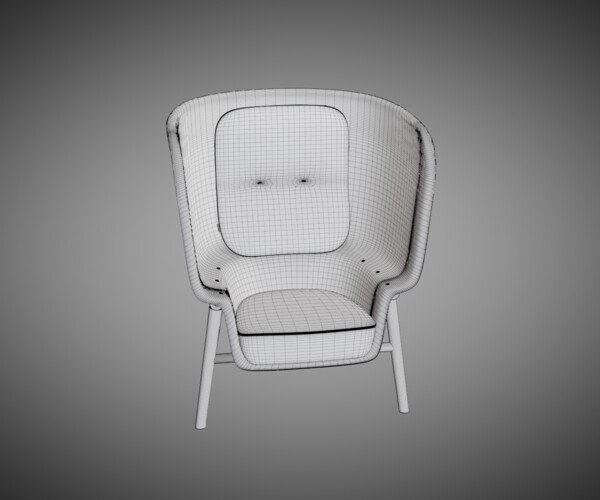 ArtStation - Pod PET Felt Privacy Chair by De Vorm | Resources
