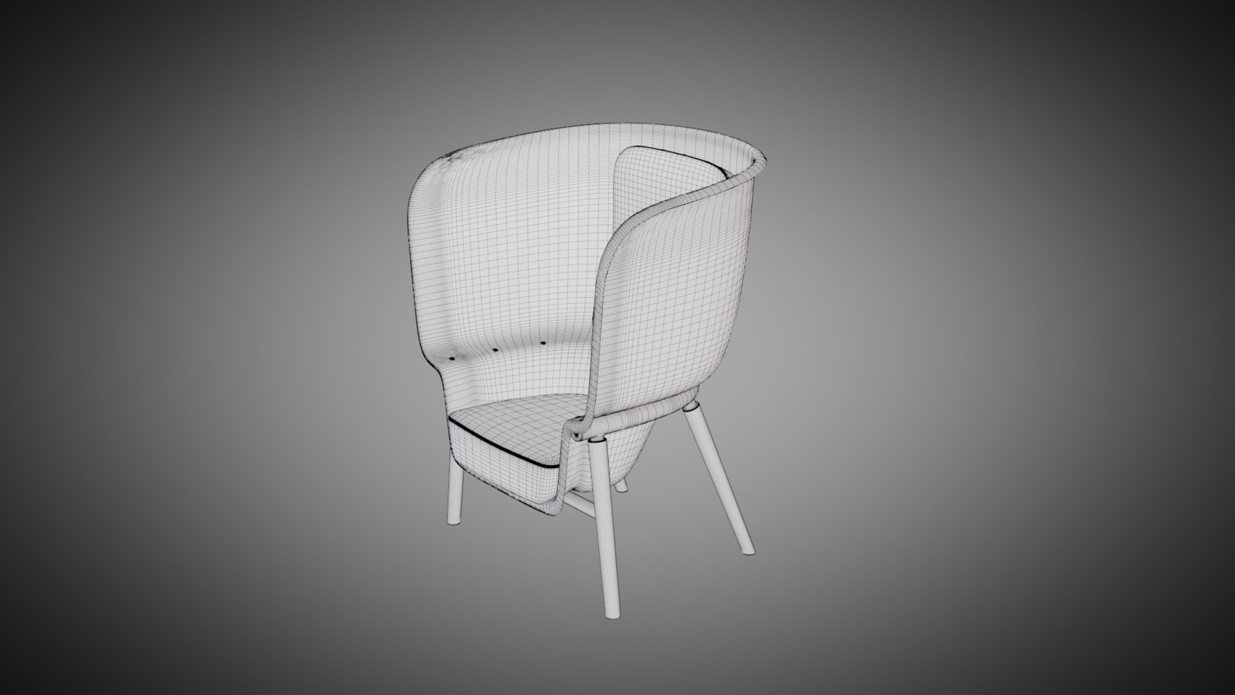 ArtStation - Pod PET Felt Privacy Chair by De Vorm | Resources