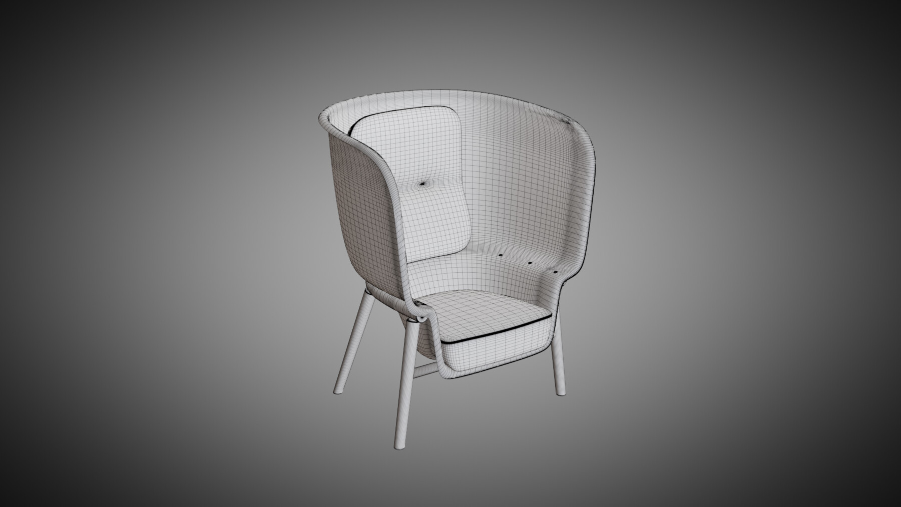 ArtStation - Pod PET Felt Privacy Chair by De Vorm | Resources