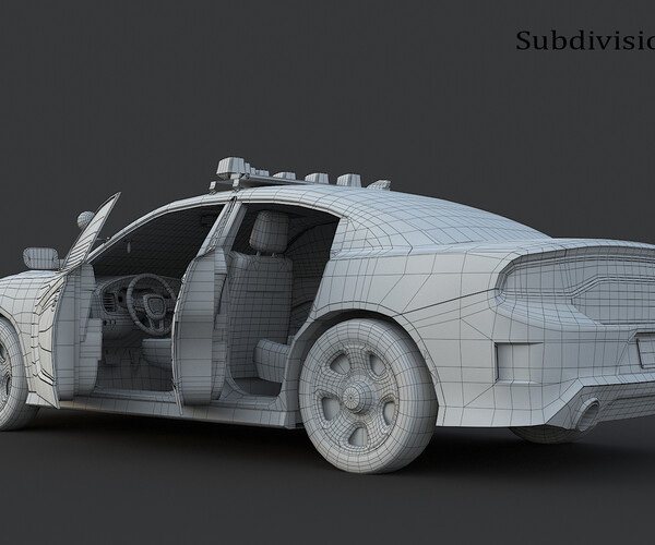 ArtStation - Dodge Charger SRT Hellcat NYPD | Resources