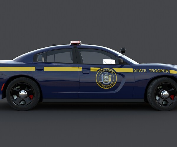 ArtStation - Dodge Charger Hellcat New York State Police | Resources