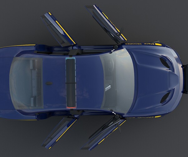 ArtStation - Dodge Charger Hellcat New York State Police | Resources