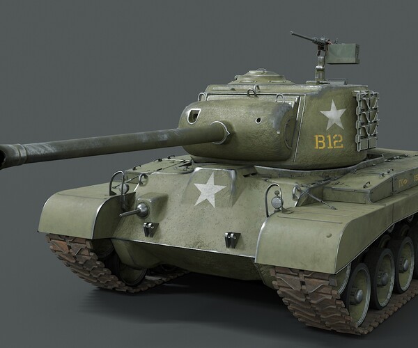 ArtStation - M26 Pershing | Resources