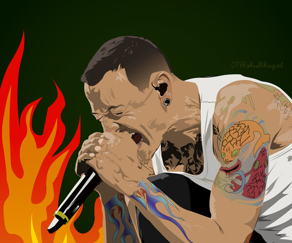 ArtStation - CHESTER BENNINGTON ILLUSTRATION | Artworks