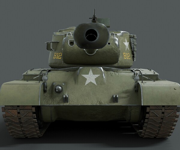 ArtStation - M26 Pershing | Resources