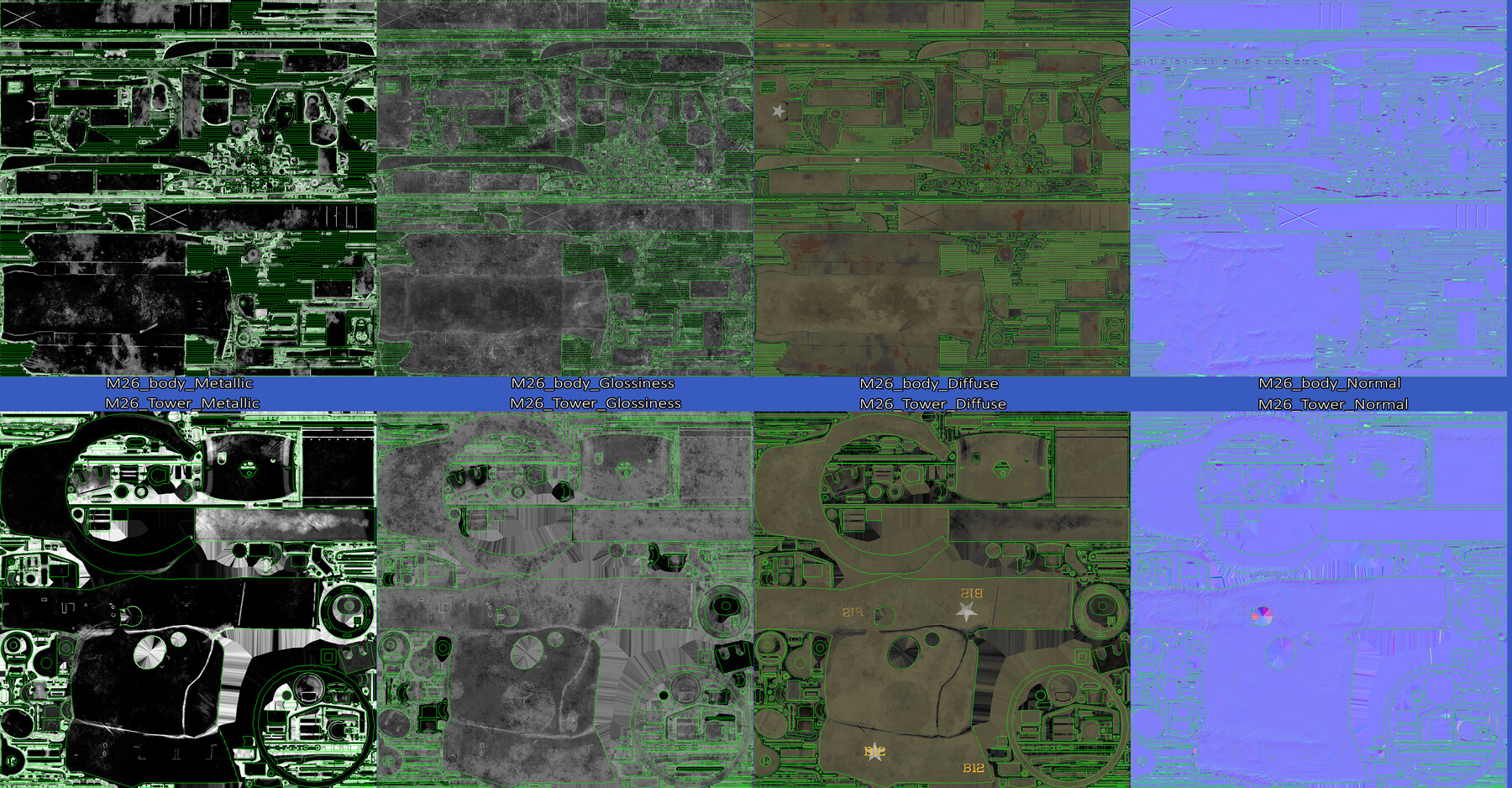 ArtStation - M26 Pershing | Resources
