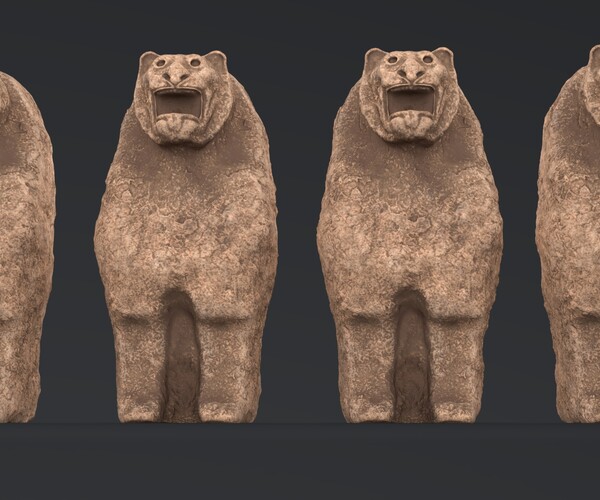 ArtStation - Hittite Lion Statue | Resources