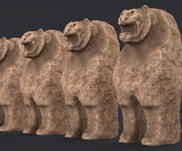 ArtStation - Hittite Lion Statue | Resources