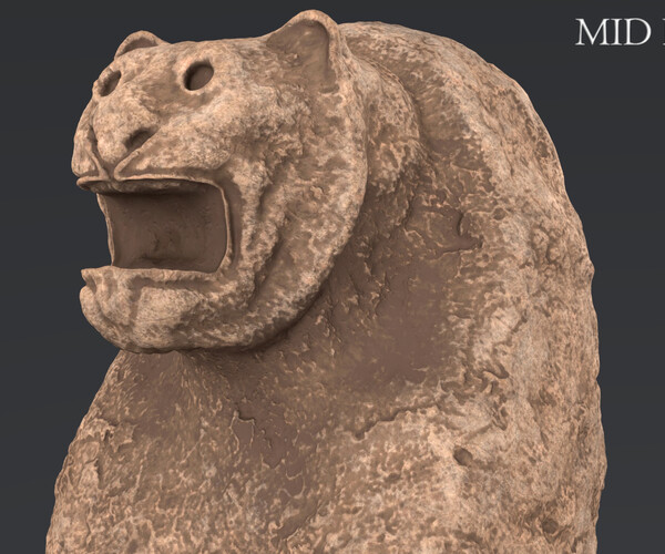 ArtStation - Hittite Lion Statue | Resources