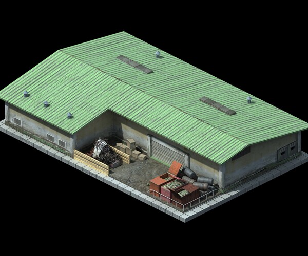 ArtStation - Resource recycling center | Game Assets