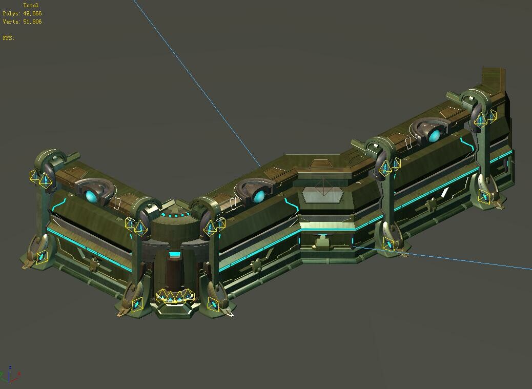 ArtStation - Mechanical - complete - wall 02 | Game Assets