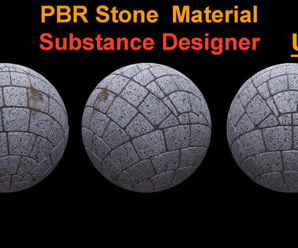 ArtStation - PBR Stone Material / Substance Designer | Game Assets
