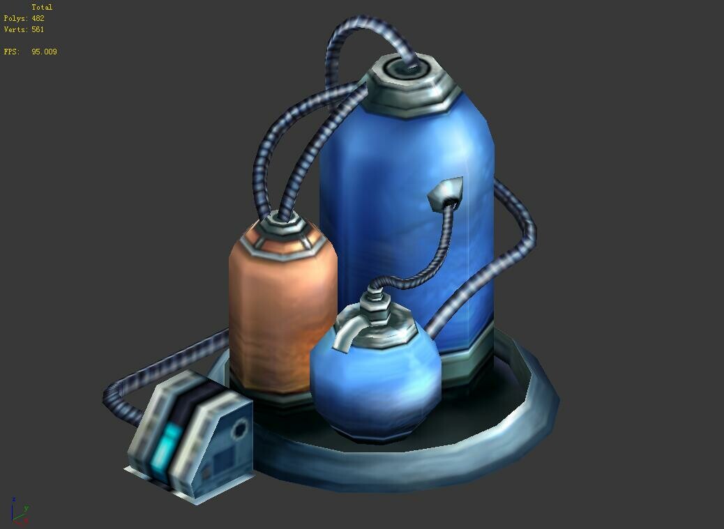 ArtStation - Machine-chemical reaction bottle 01 | Game Assets