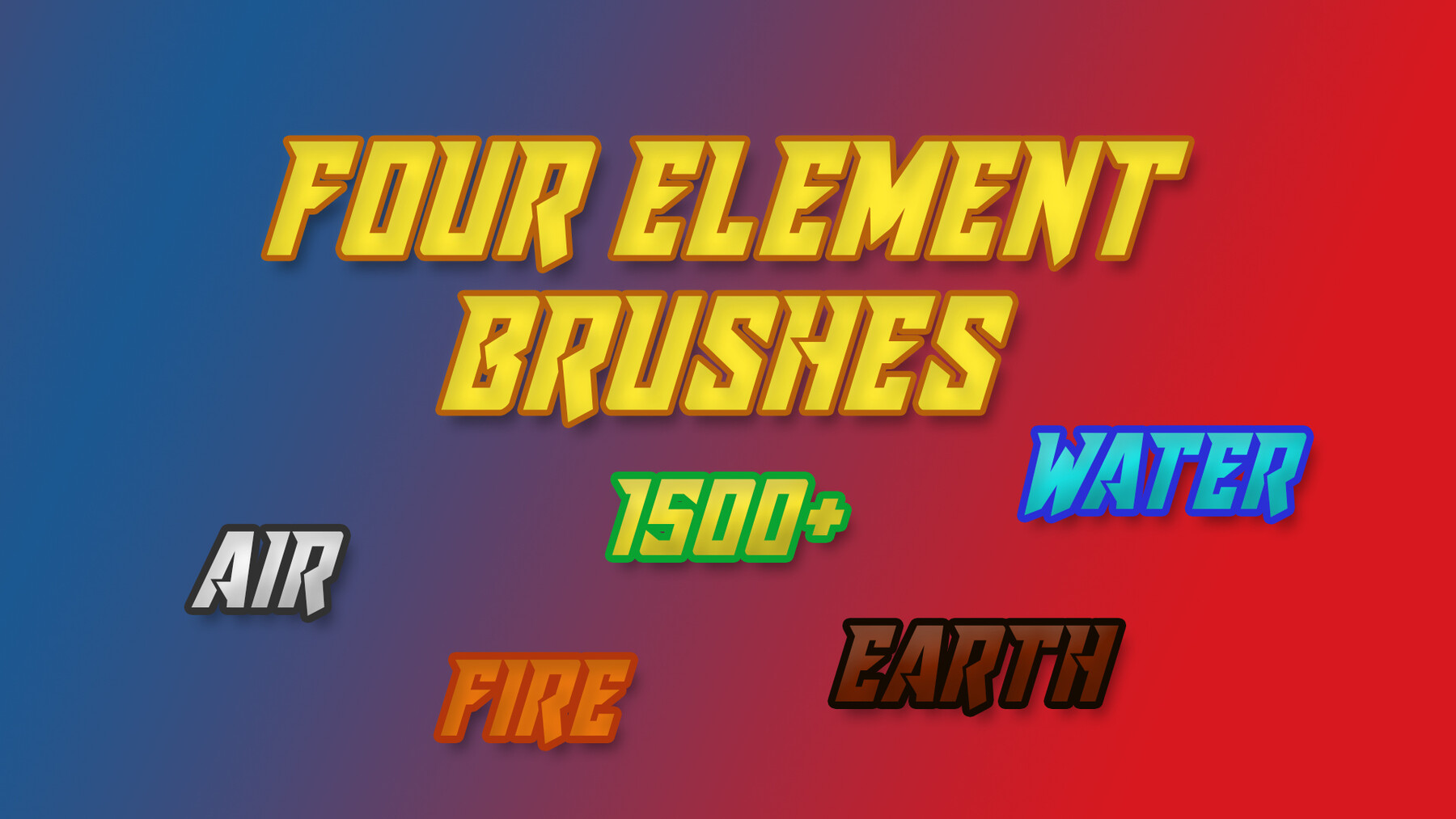 ArtStation - 4 Element Brushes | Brushes