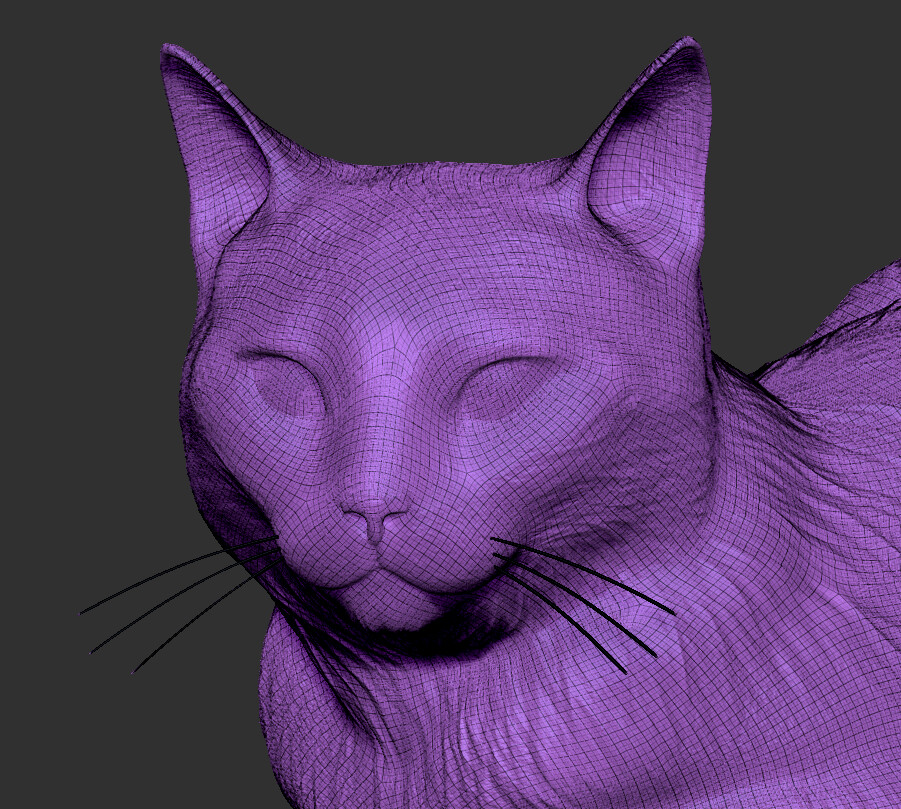 ArtStation - Laying cat 14 | Game Assets