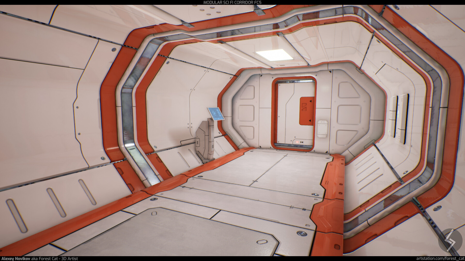 ArtStation - Modular Sci Fi Corridor FC5 | Game Assets