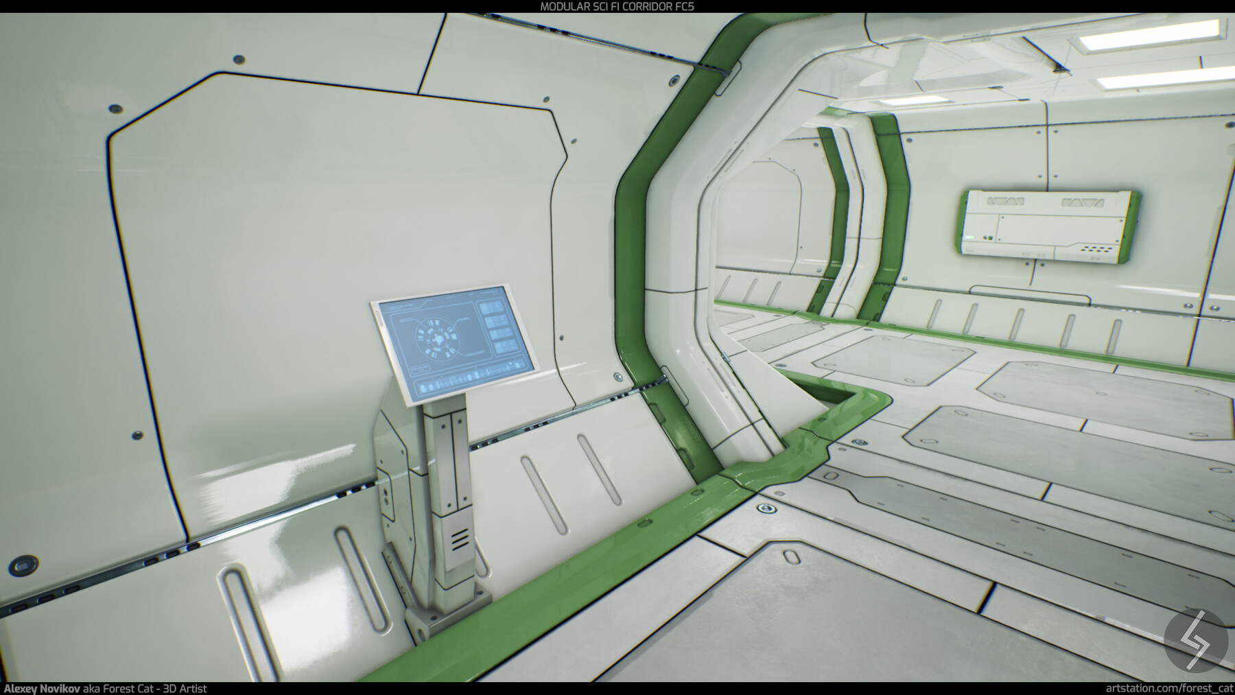 ArtStation - Modular Sci Fi Corridor FC5 | Game Assets