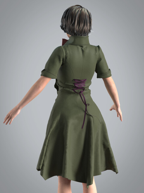 ArtStation - Japanese military dress | Game Assets