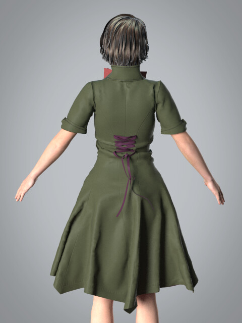 ArtStation - Japanese military dress | Game Assets