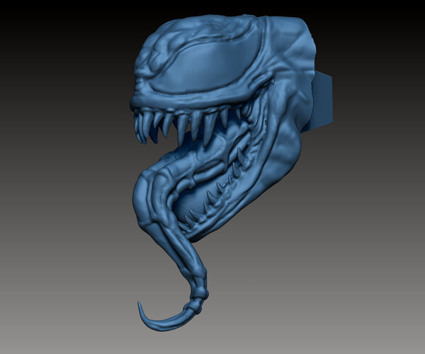 ArtStation - Venom x Cube Miniature sculpt 3D print model | Resources