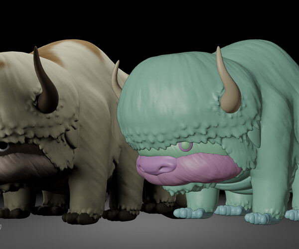 ArtStation - Appa the Last Airbender Sculpt | Resources