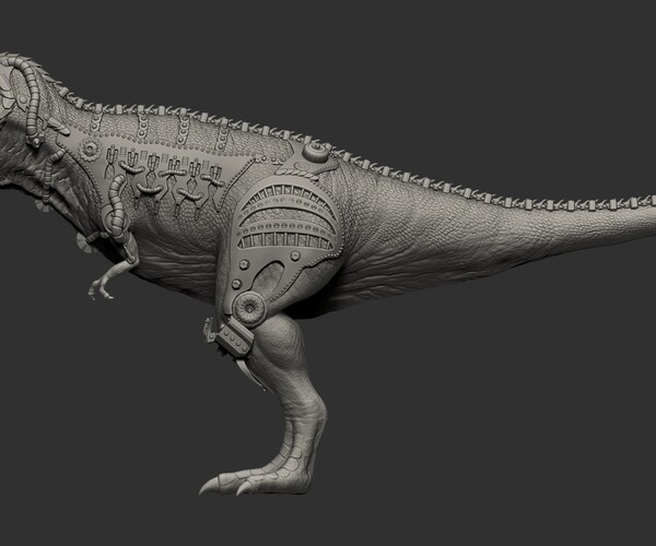 ArtStation - Battle Rex Sculpt | Resources