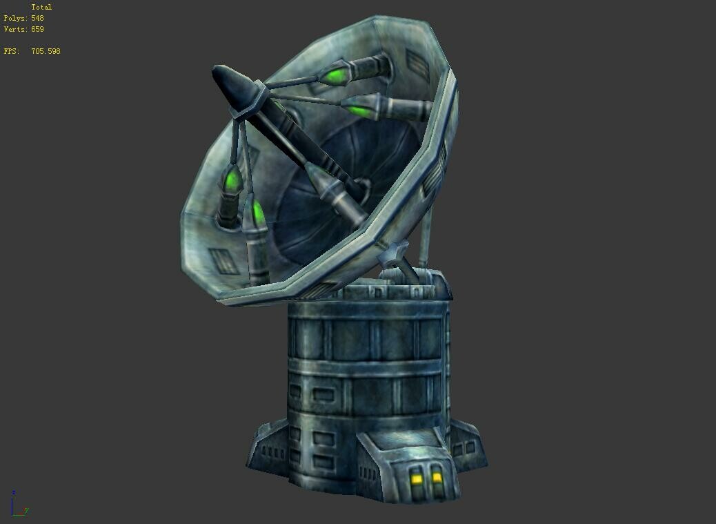ArtStation - Machinery - Radar 02 | Game Assets
