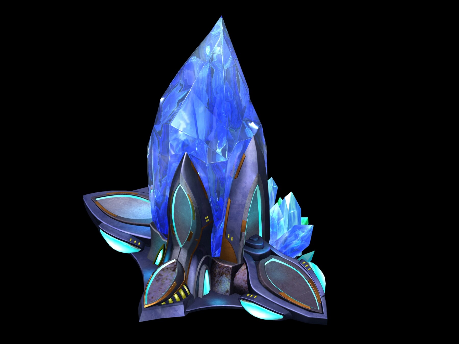 ArtStation - Energy-strong luminescence crystal | Game Assets
