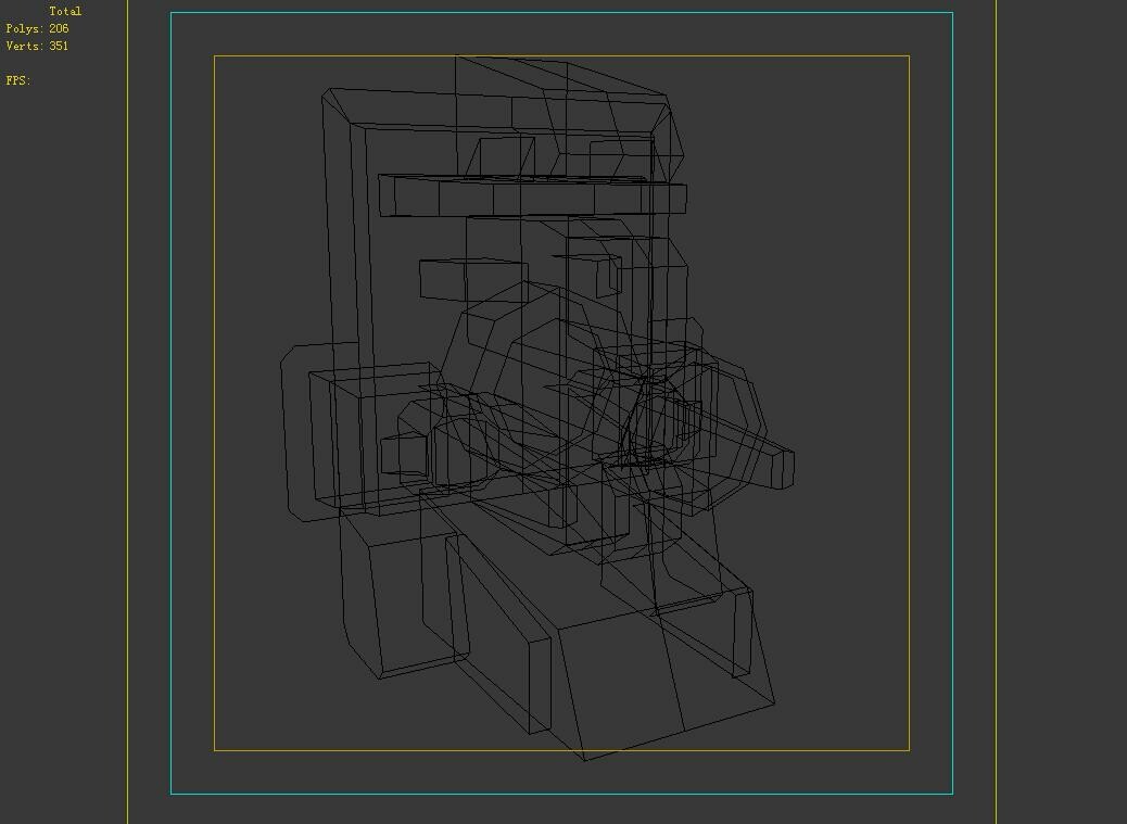 ArtStation - Wall Fortress - Machine Gun Type 03 | Game Assets