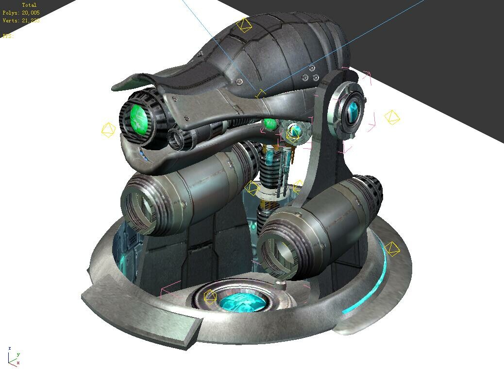 ArtStation - Spaceship - Ground Fort 01 | Game Assets