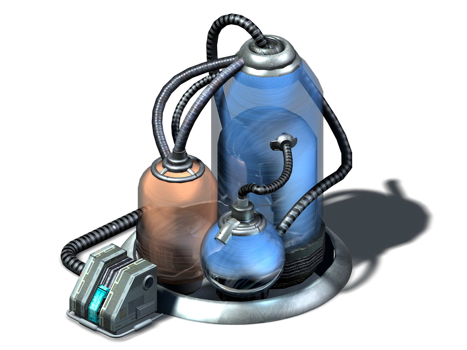 ArtStation - Future World - Ground Chemical Container 01 | Game Assets