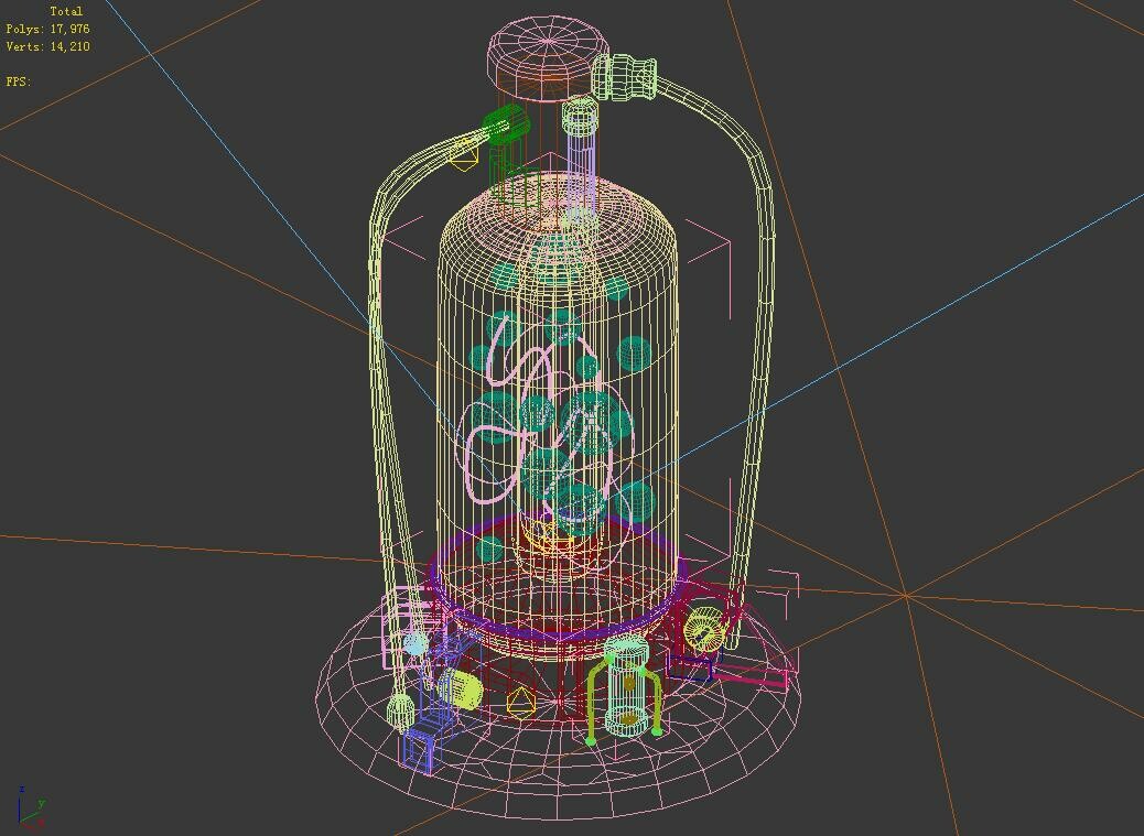 ArtStation - Future World - Ground Chemical Container 02 | Game Assets