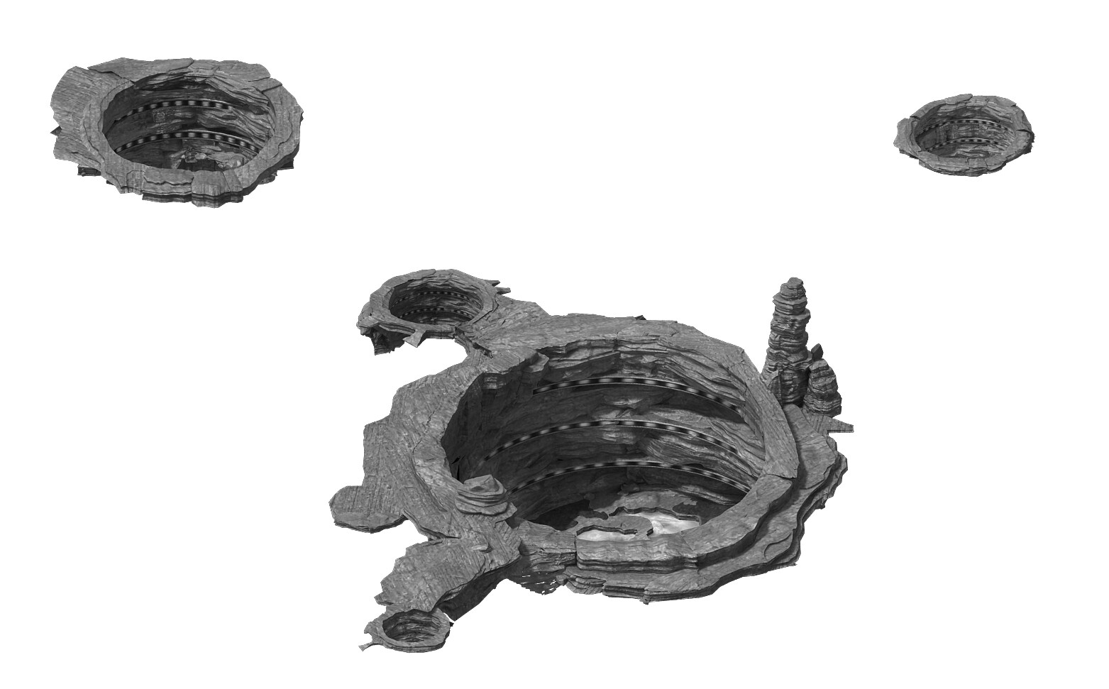 ArtStation - Future World - Meteor Crater | Game Assets