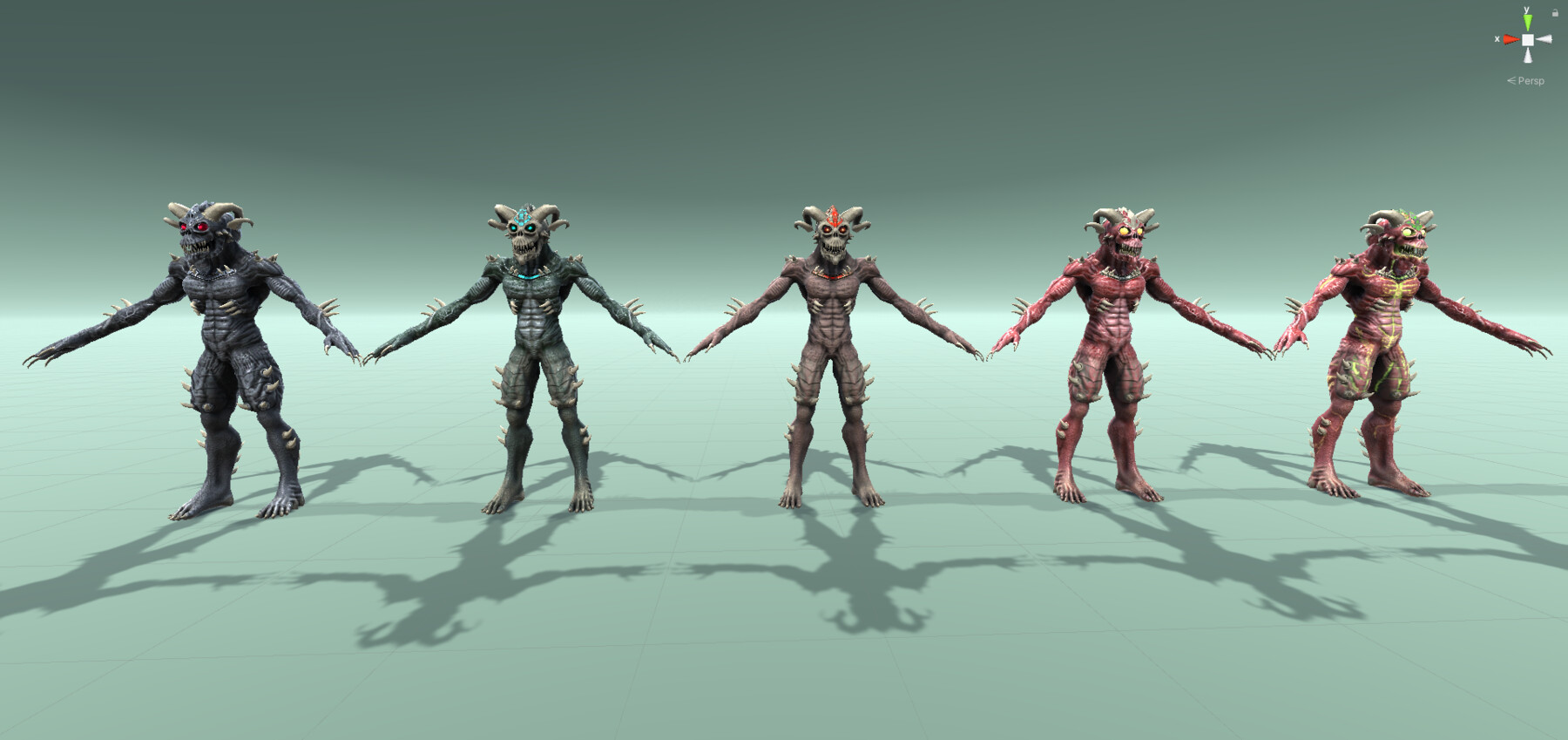 ArtStation - Galactic Creature 01 - 5 colors | Game Assets