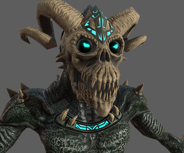 ArtStation - Galactic Creature 01 - 5 colors | Game Assets