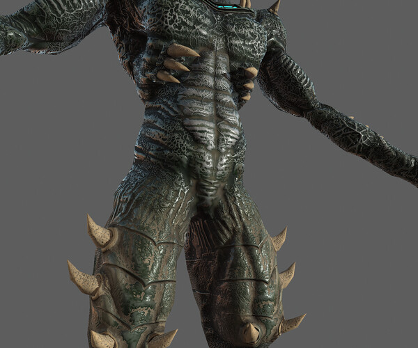 ArtStation - Galactic Creature 01 - 5 colors | Game Assets